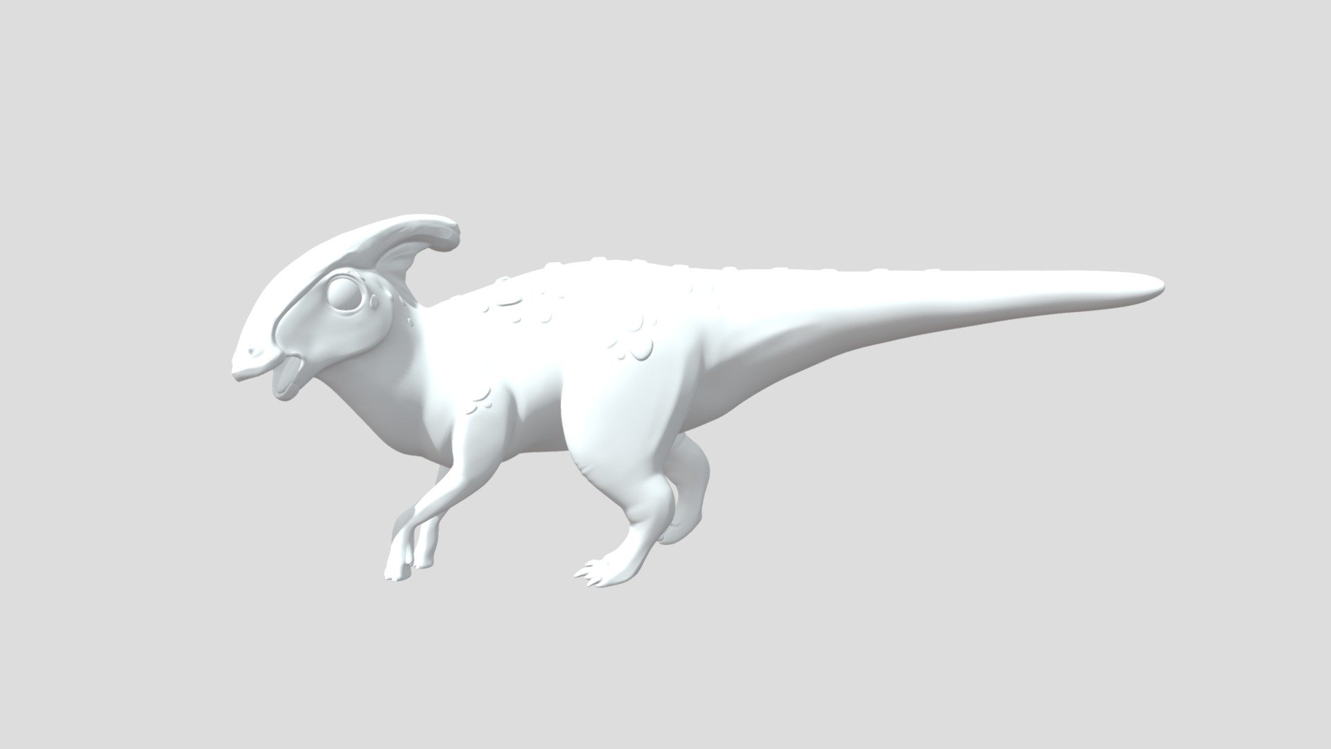 Printable parasaurolophus - Download Free 3D model by Storm Jakobs ...