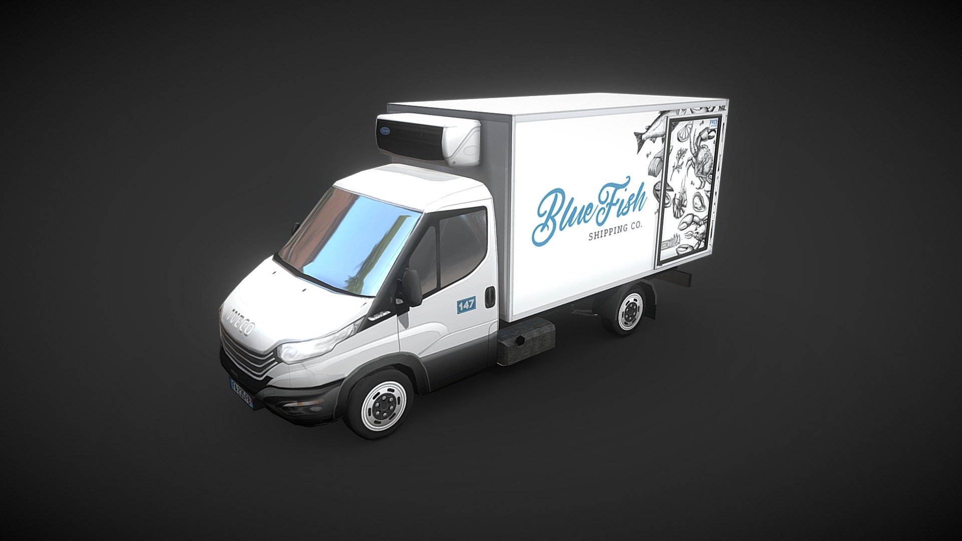 BlueFish x Iveco Daily - Buy Royalty Free 3D model by Gruny ...