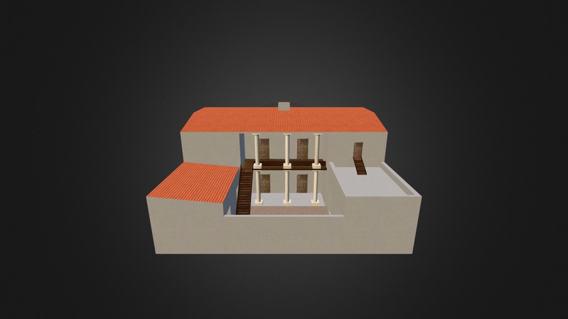 Olynthus House - 3D model by Alex Martire (@alexmartire) [9d44eb3 ...