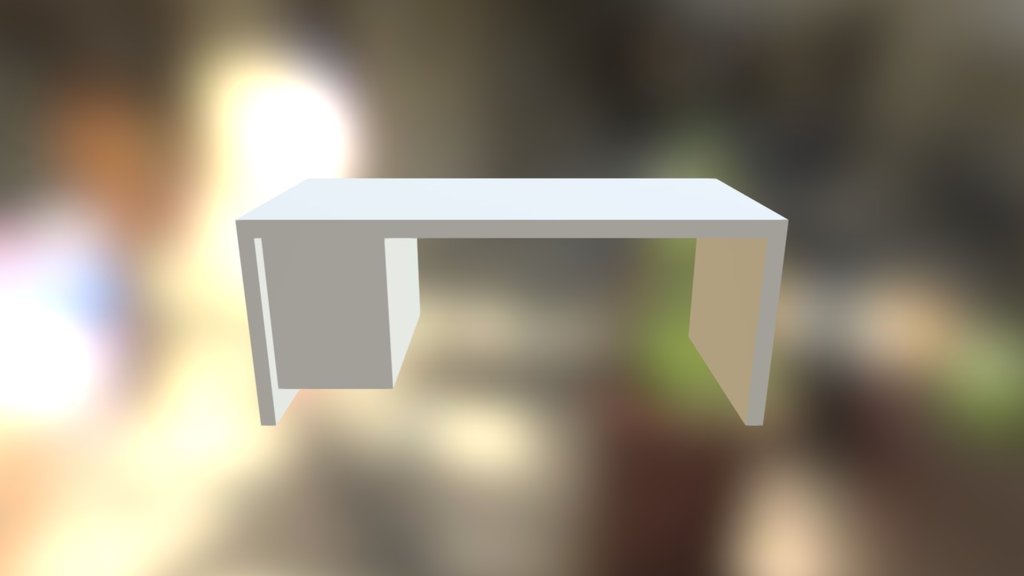 Basic Desk - 3D model by jkuzmic [9d45cb0] - Sketchfab