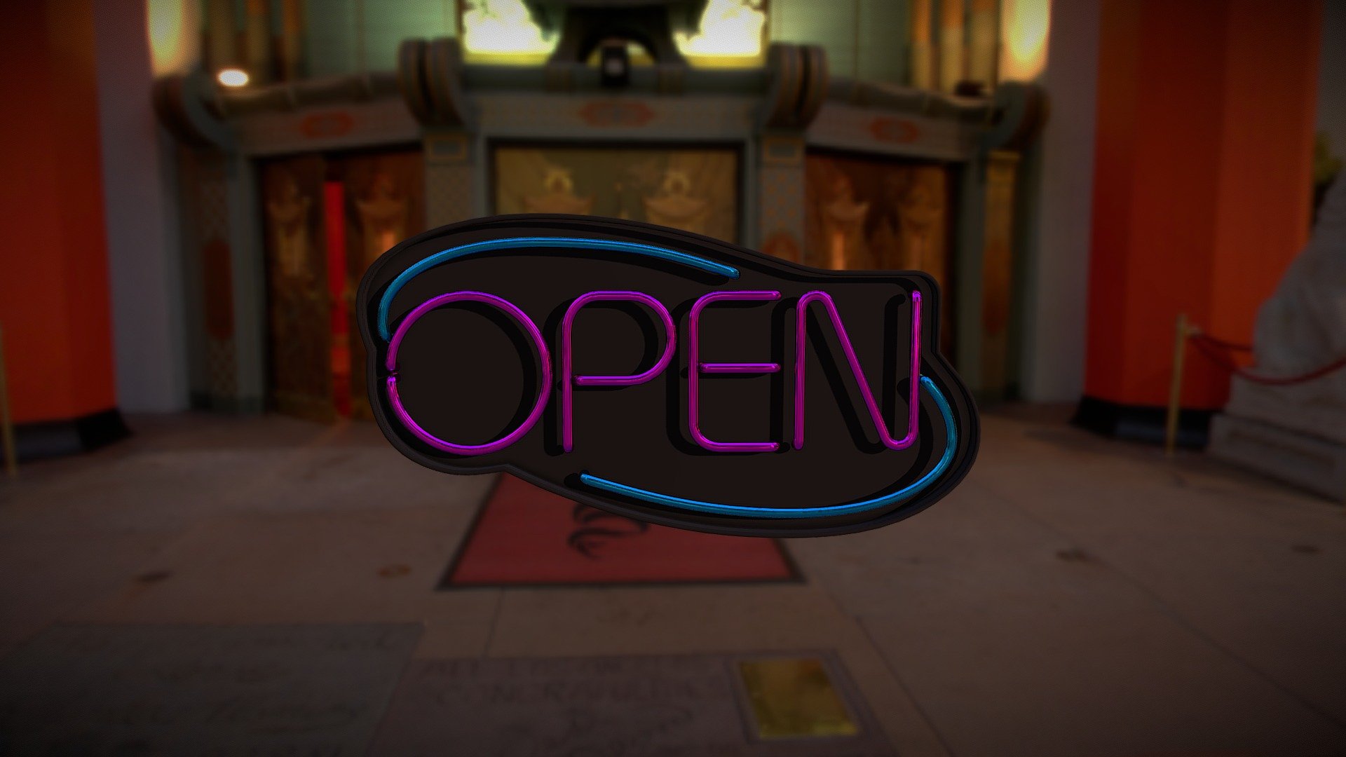 Neon Sign Model - Download Free 3D model by RawrationWrath (@Wrath_Man ...