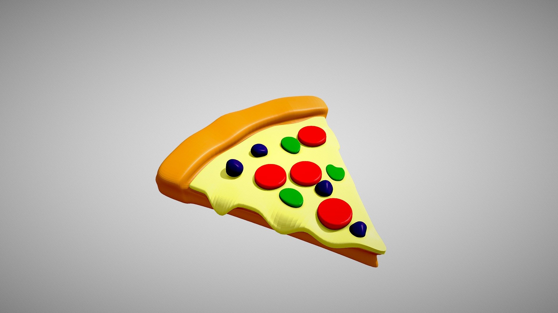 Pizza - Download Free 3D model by extrin6 3D (@extrin6_3D) [9d4a6a4 ...