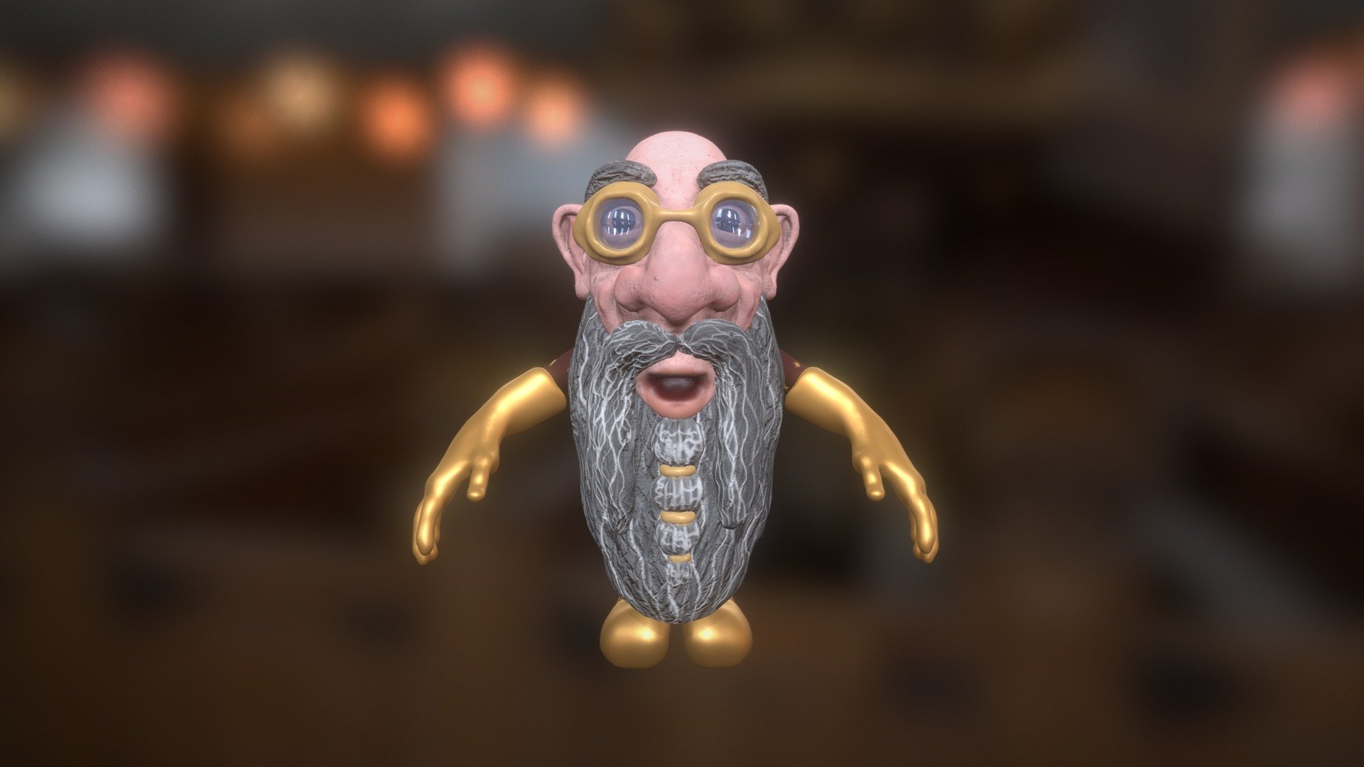 Dedin Deda - 3D model by Aksin Leon (@leonimation) [9d4b0e2] - Sketchfab