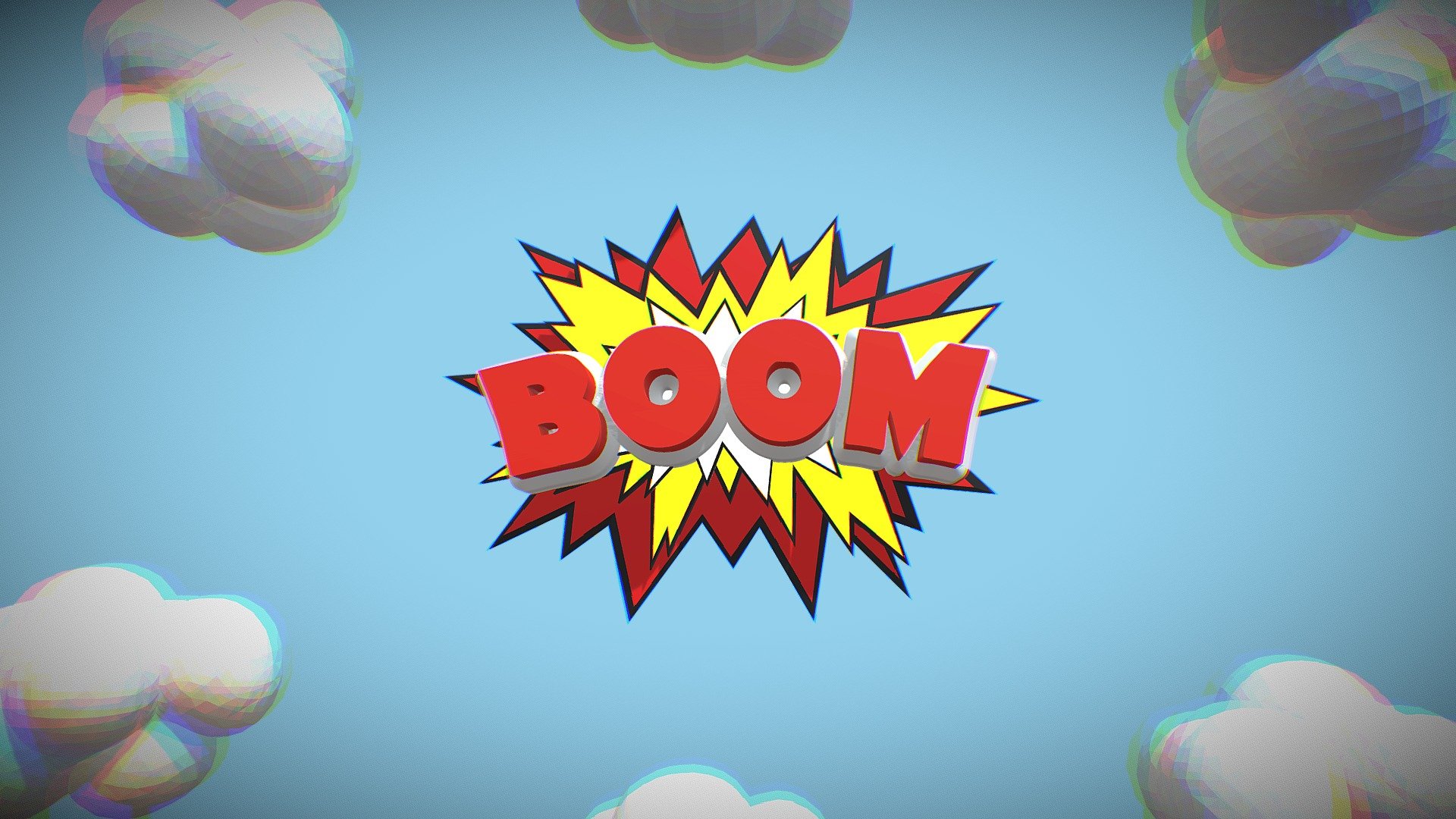 "Boom" FX for AR animated - Buy Royalty Free 3D model by KamillaKraus ...