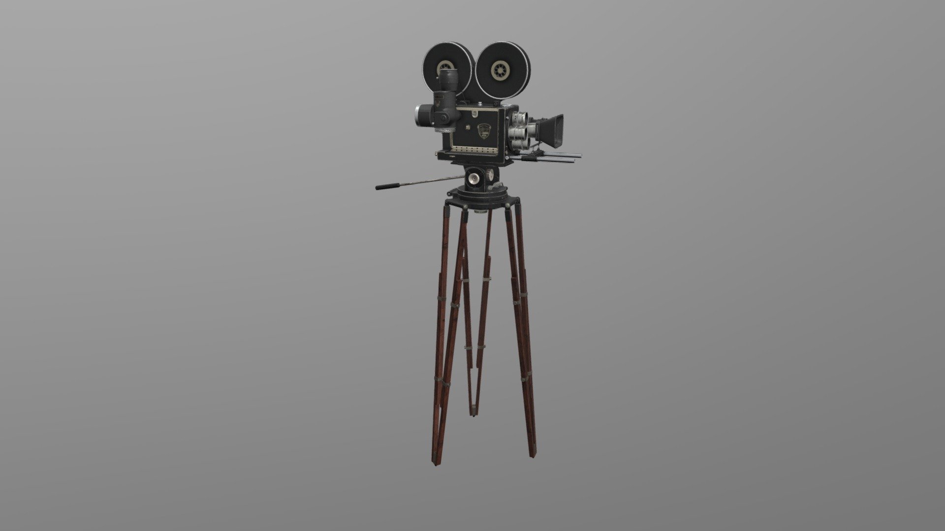 Vintage Mitchell film camera - Download Free 3D model by suedezu ...