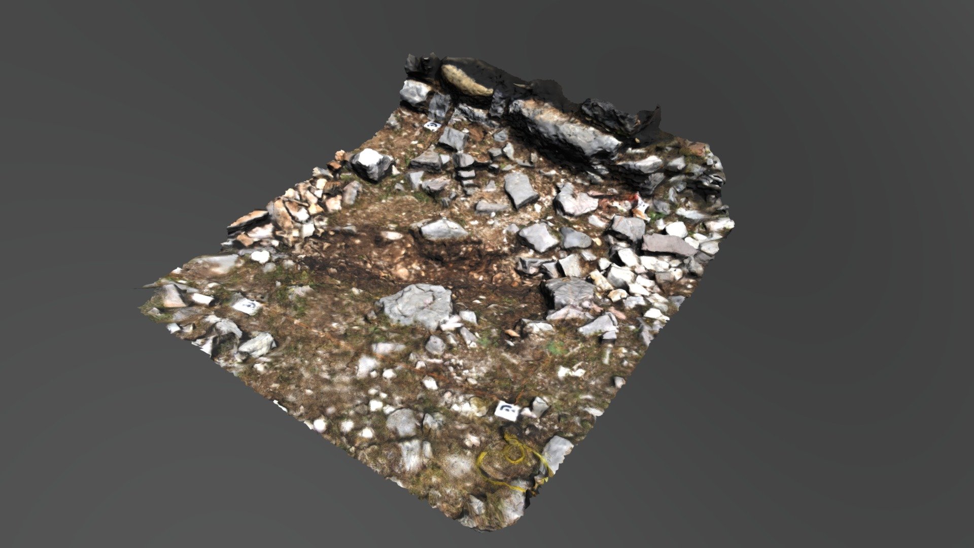 Trench 1 (gully excavated) - 3D model by Project Nivica Archaeology ...