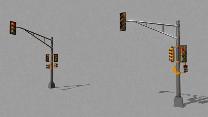 Trafficlight 3D models - Sketchfab