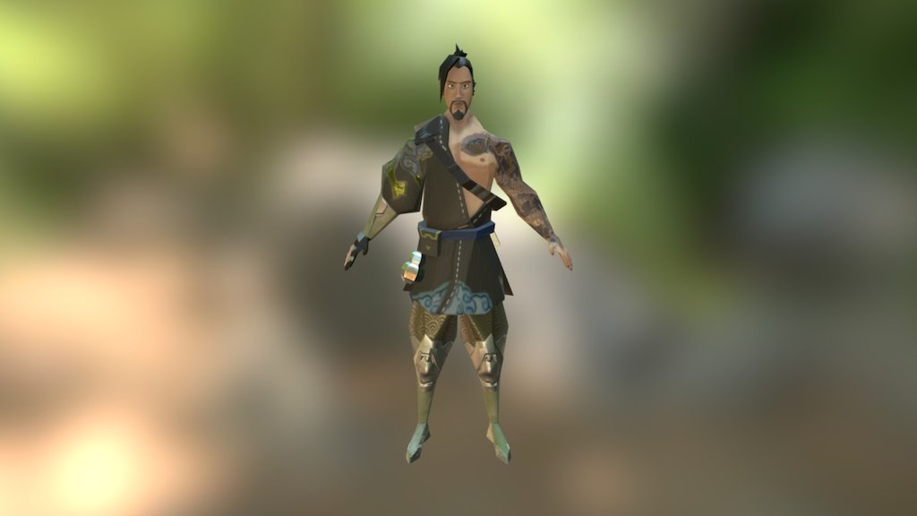 Hanzo Low Poly - 3D model by Enrique Sayeg (@guikuei) [9d52db6] - Sketchfab