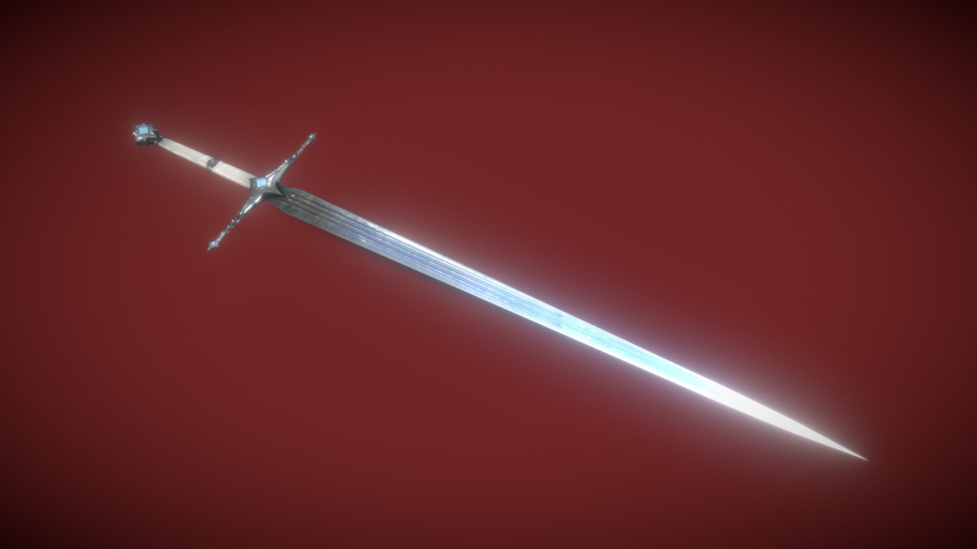 Rhew | Long Sword Enchanted with Ice Magic - 3D model by Hudol_House ...