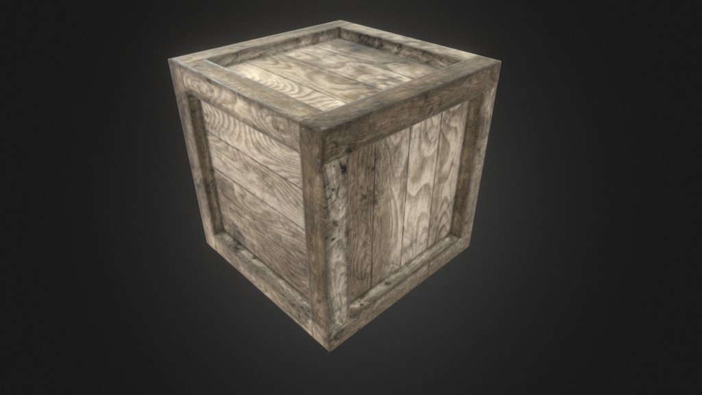 Simple Wooden Crate - 3D model by Dennis (@whopper) [9d556e2] - Sketchfab
