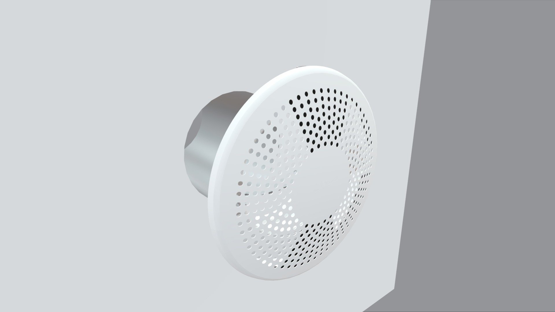 BOR-Round Residential diffuser - 3D model by systemair (@systemair ...