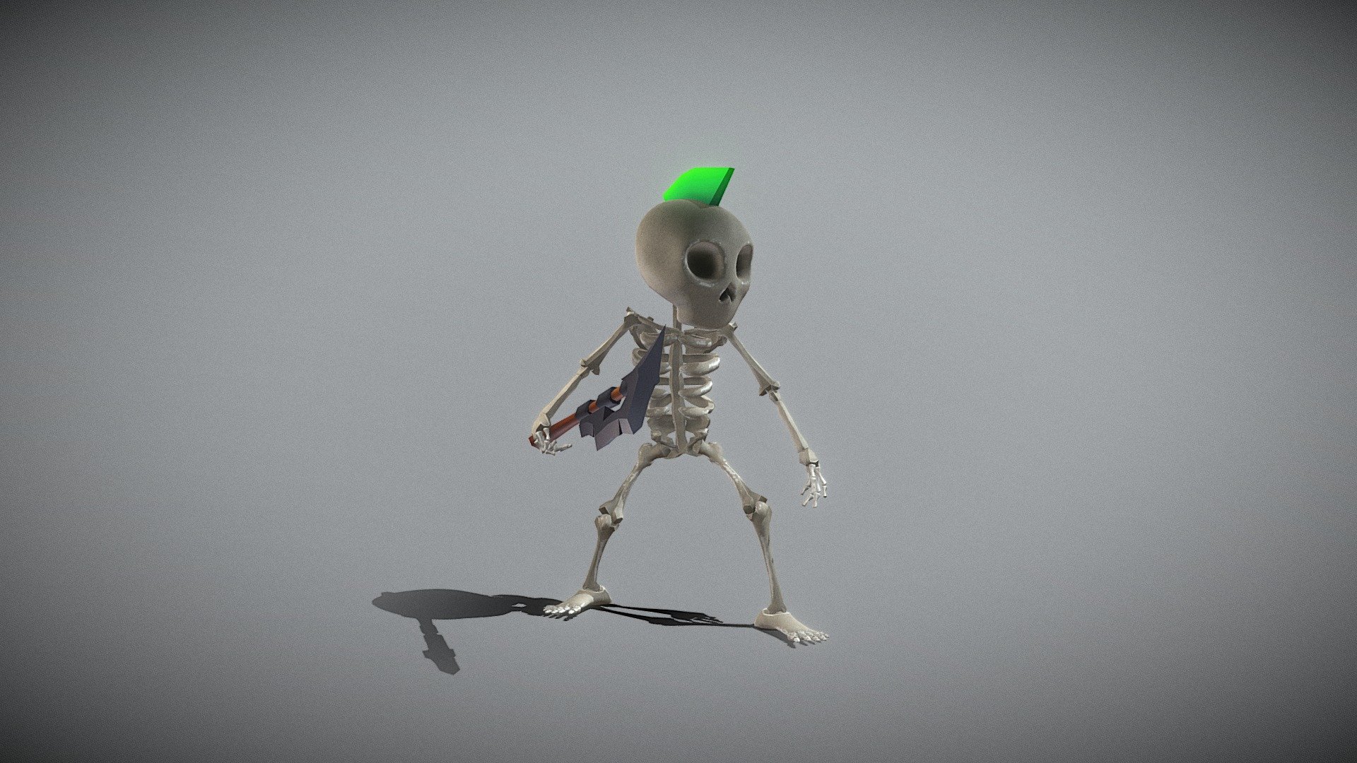 Skeleton Soldier - Buy Royalty Free 3D model by Zhang Shangbin ...