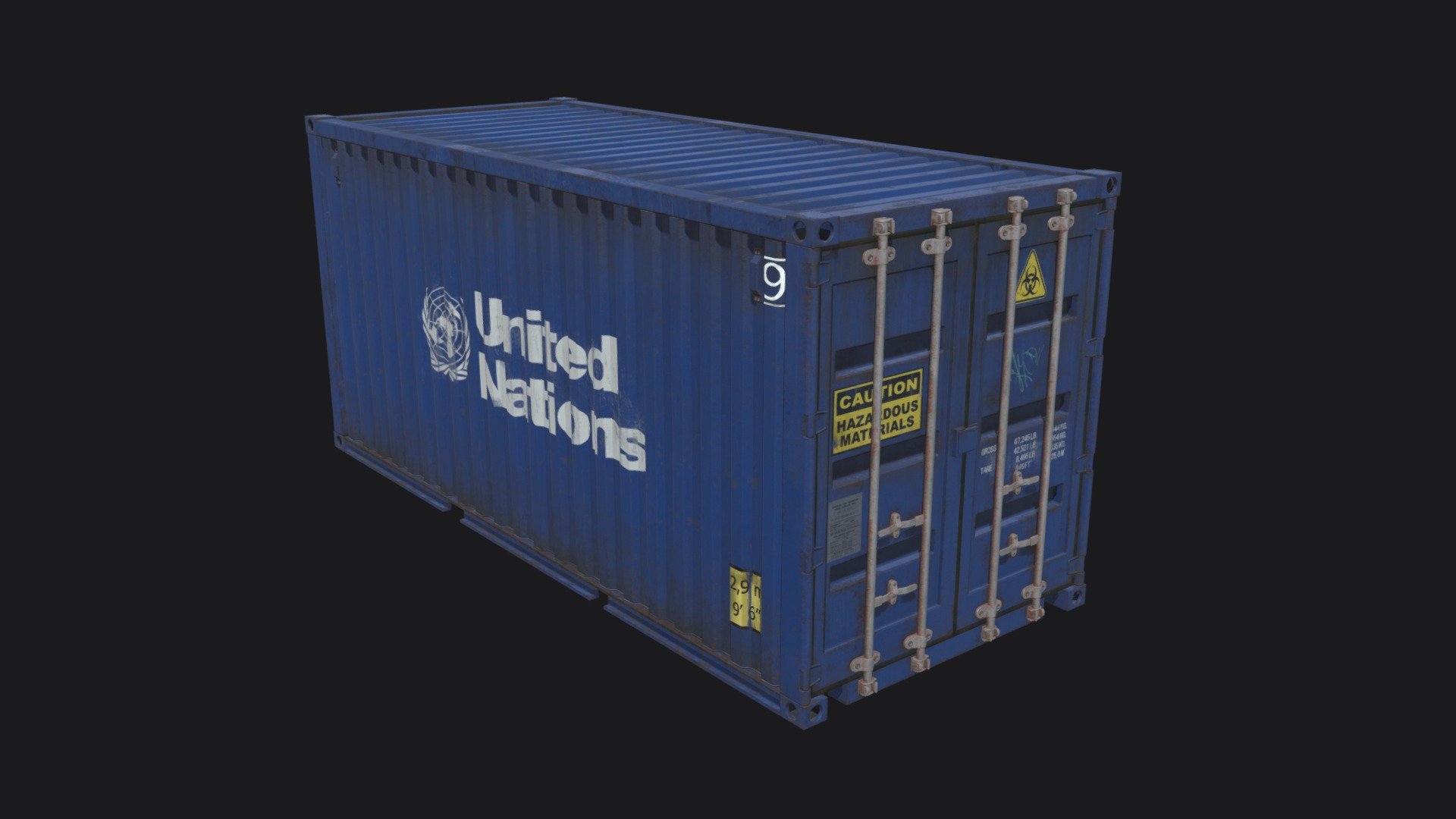 Container - Download Free 3D model by olgasardykova [9d57e3e] - Sketchfab