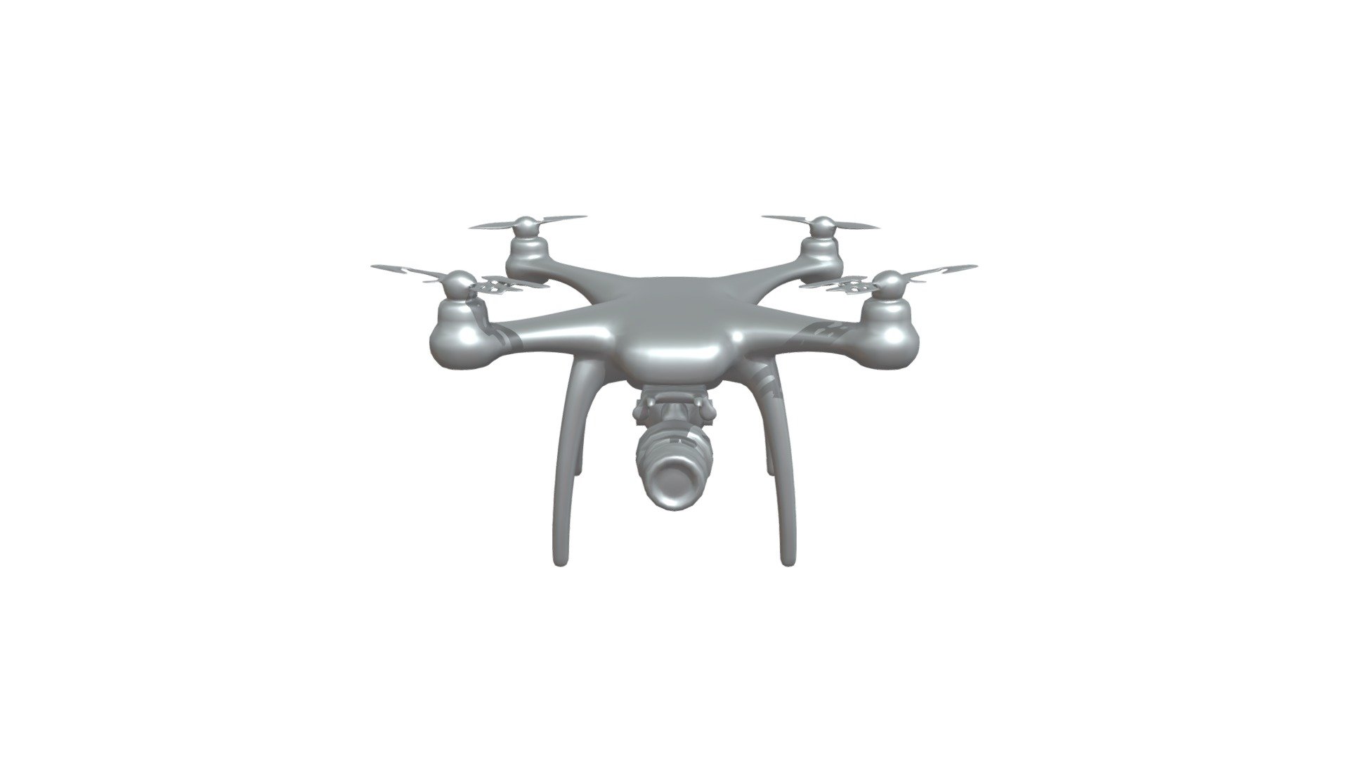 Quadcopter drone with camera - 3D model by leonardo.didimo [9d58081 ...
