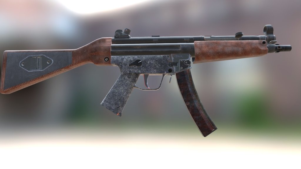 CUSTOM Mp5 - 3D model by IIIBARCODEIII [9d59a45] - Sketchfab
