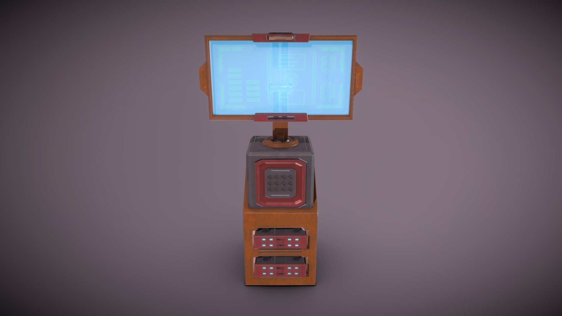 Sci_fi_computer_console - Buy Royalty Free 3D model by captainapoc ...