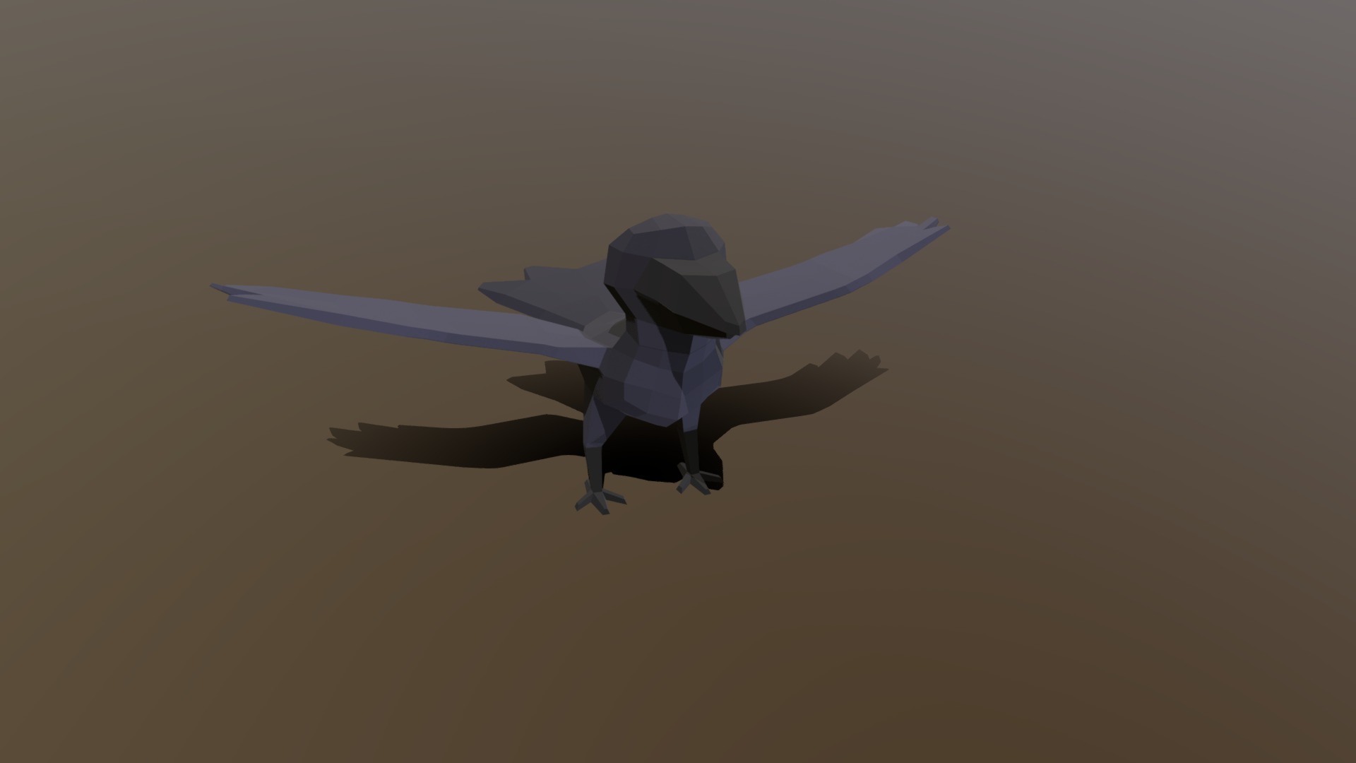 Low poly Crow - 3D model by amydovahkiin [9d5efd5] - Sketchfab