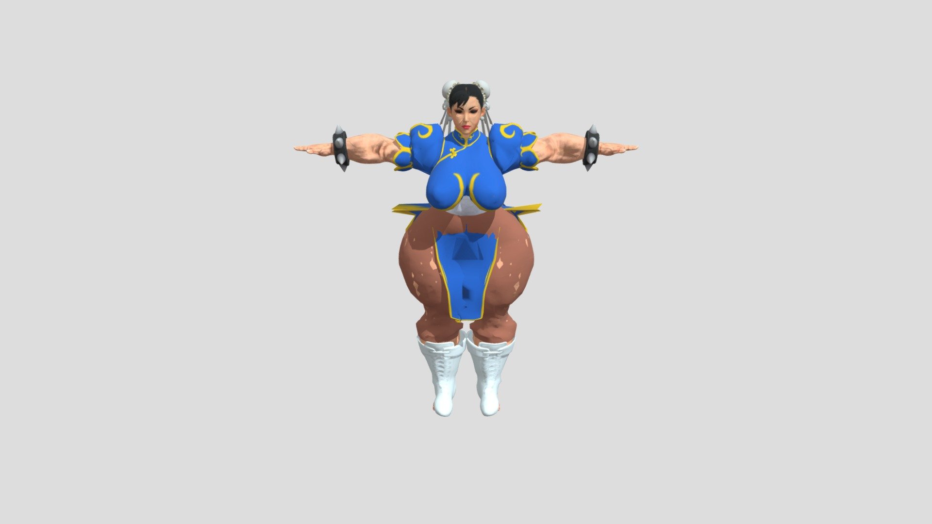Commission Chamoy20 Chun Li Thicc2 - Download Free 3D model by Autistic ...