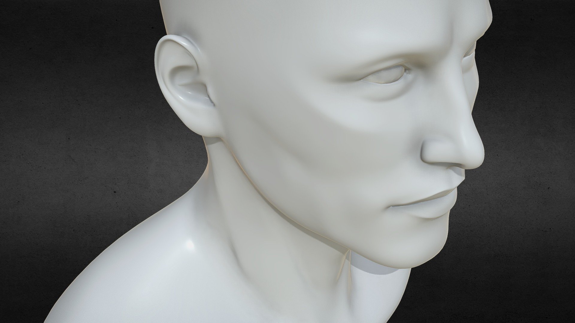 Male Bust Base - 3D model by SaltMage [9d602cd] - Sketchfab