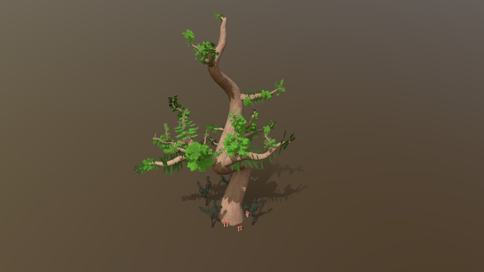 Foliage Props: Oak, Bushes, and Shrooms, Oh My - Download Free 3D model ...
