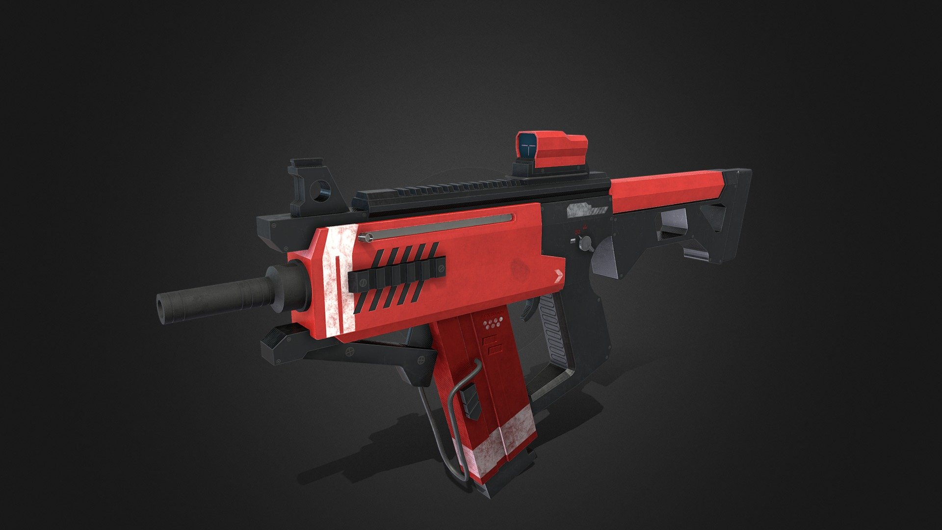 Tokyo SMG Rifle - Download Free 3D model by Shadocks [9d614e4] - Sketchfab