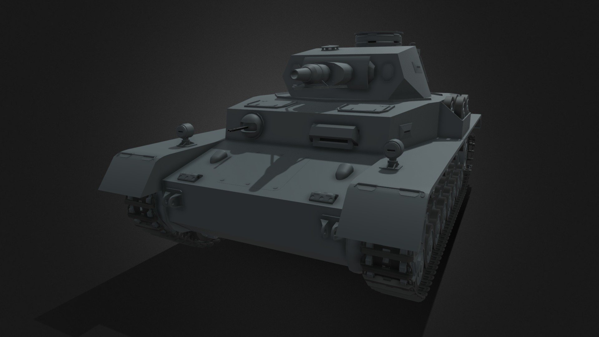 Panzer IV F1 - 3D model by Hans (@Hans-71) [9d628c4] - Sketchfab