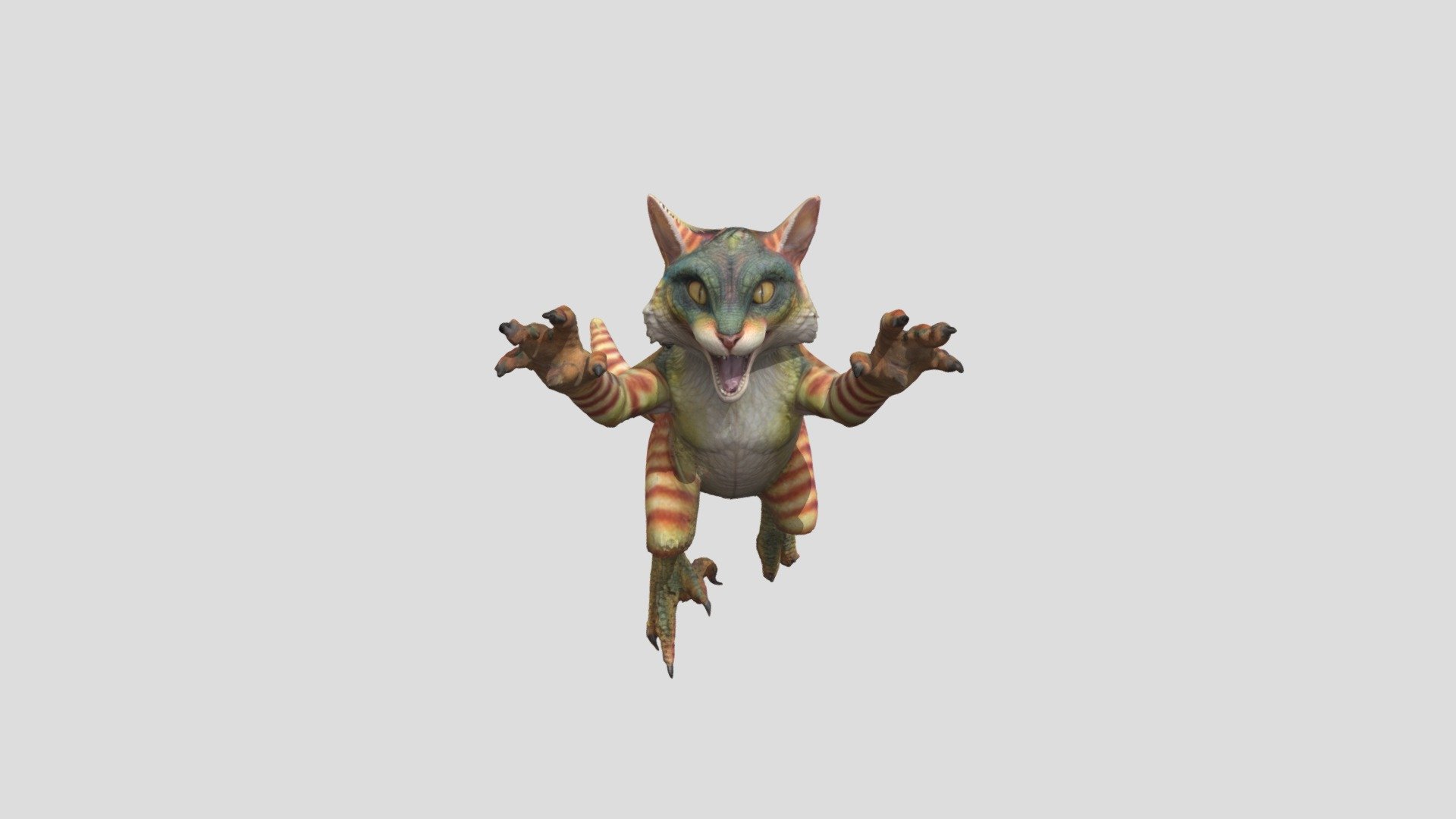 Raptor kitty - Download Free 3D model by Twisted scraps (@Babydz2010 ...