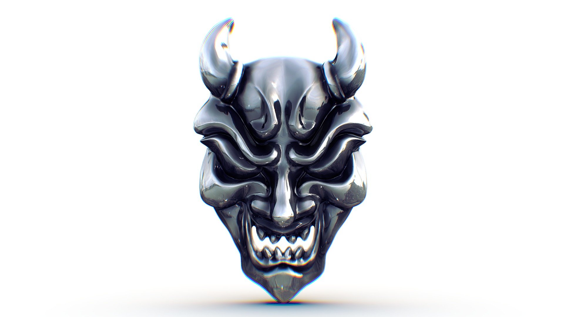 Oni Mask - 3D model by Mihail Burmistrov (@mishkin79) [9d63bbb] - Sketchfab
