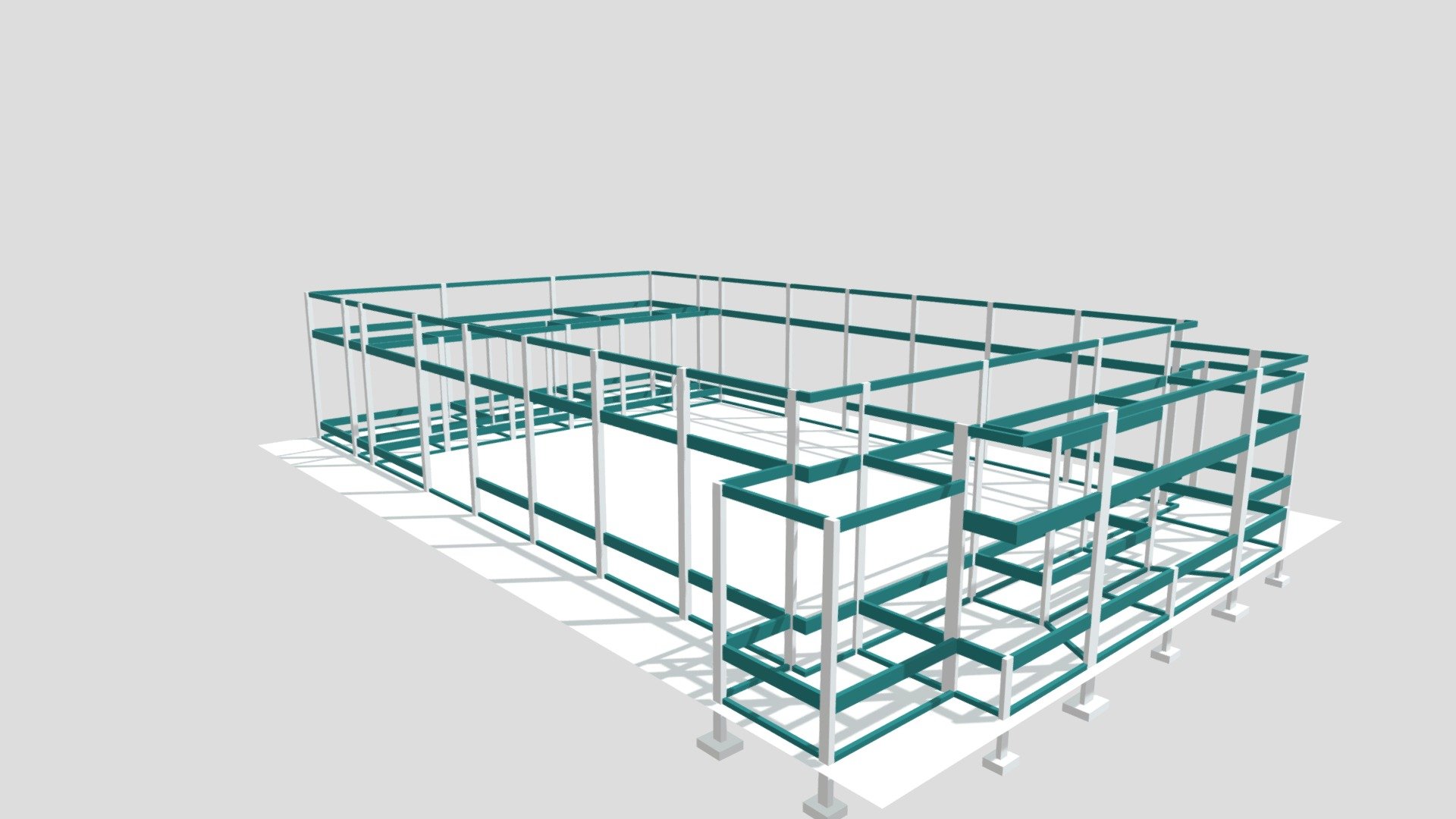 SISTEMA ESTRUTURAL AUDITÓRIO - 3D model by engcivil.marcos.aurelio ...