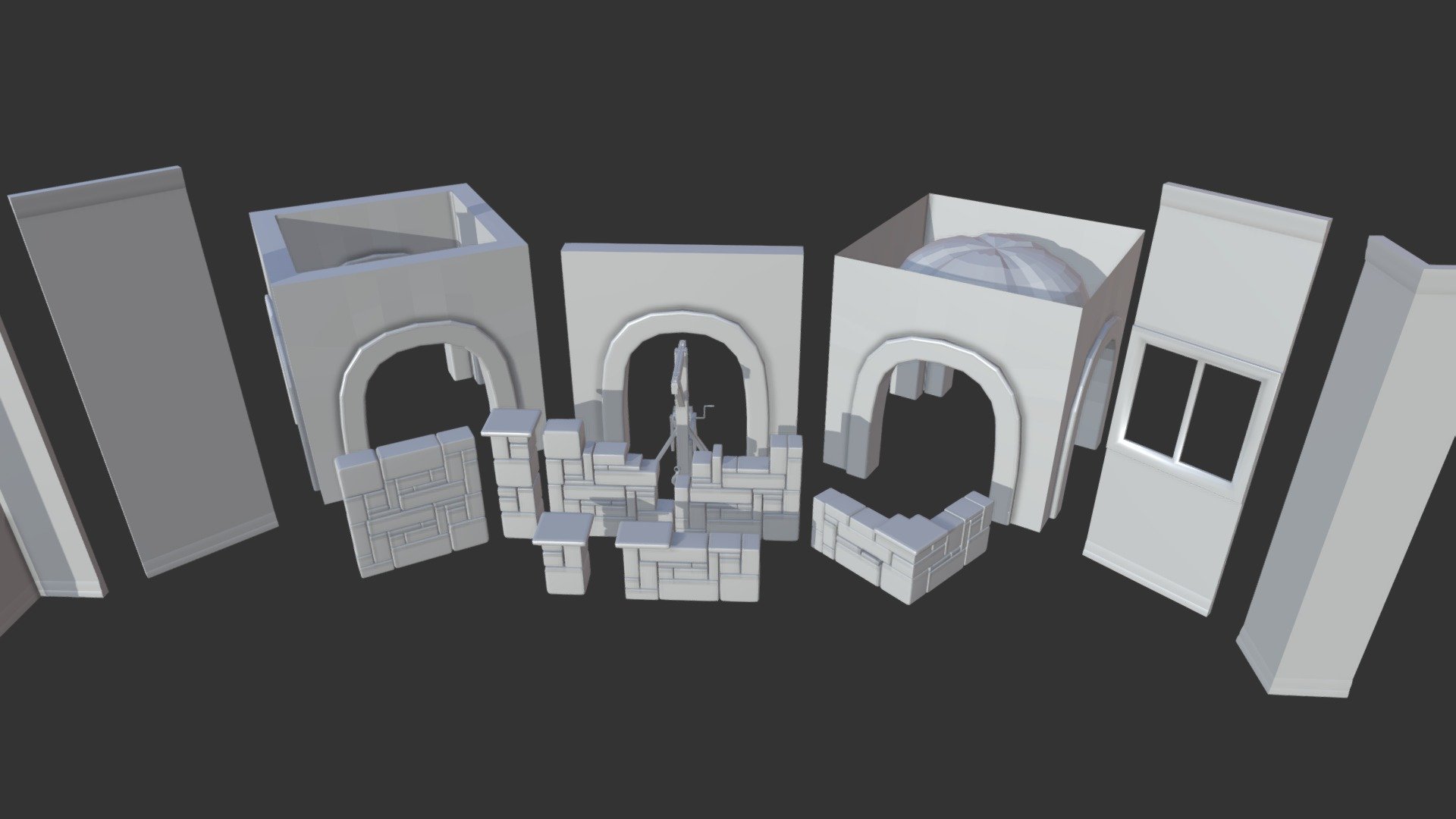 Witcher Modular Kitbash - Download Free 3D model by vonnie [9d65761 ...
