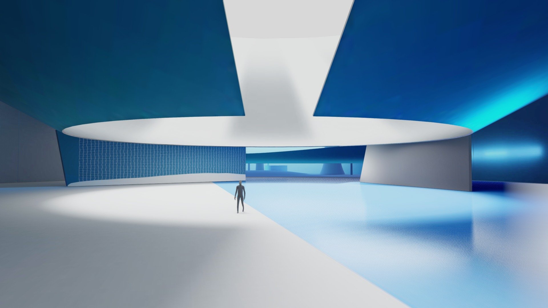 Futuristic Gallery | Baked - Buy Royalty Free 3D model by ChristyHsu ...