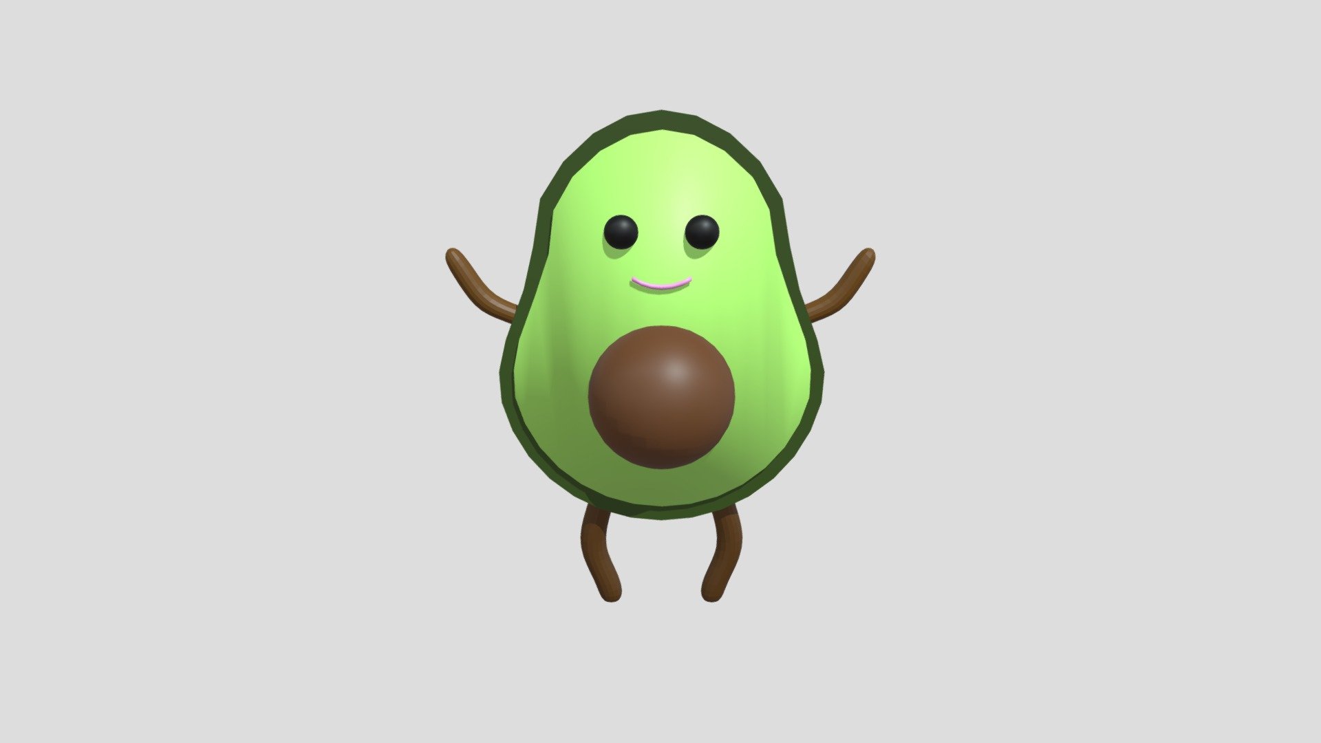 3D Sketchbook 9 - Avocado Character - Download Free 3D model by ...