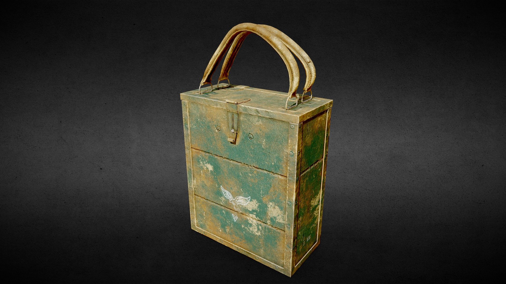 German WWII Breda MG-8mm Ammo Box (Low Poly) - Buy Royalty Free 3D ...