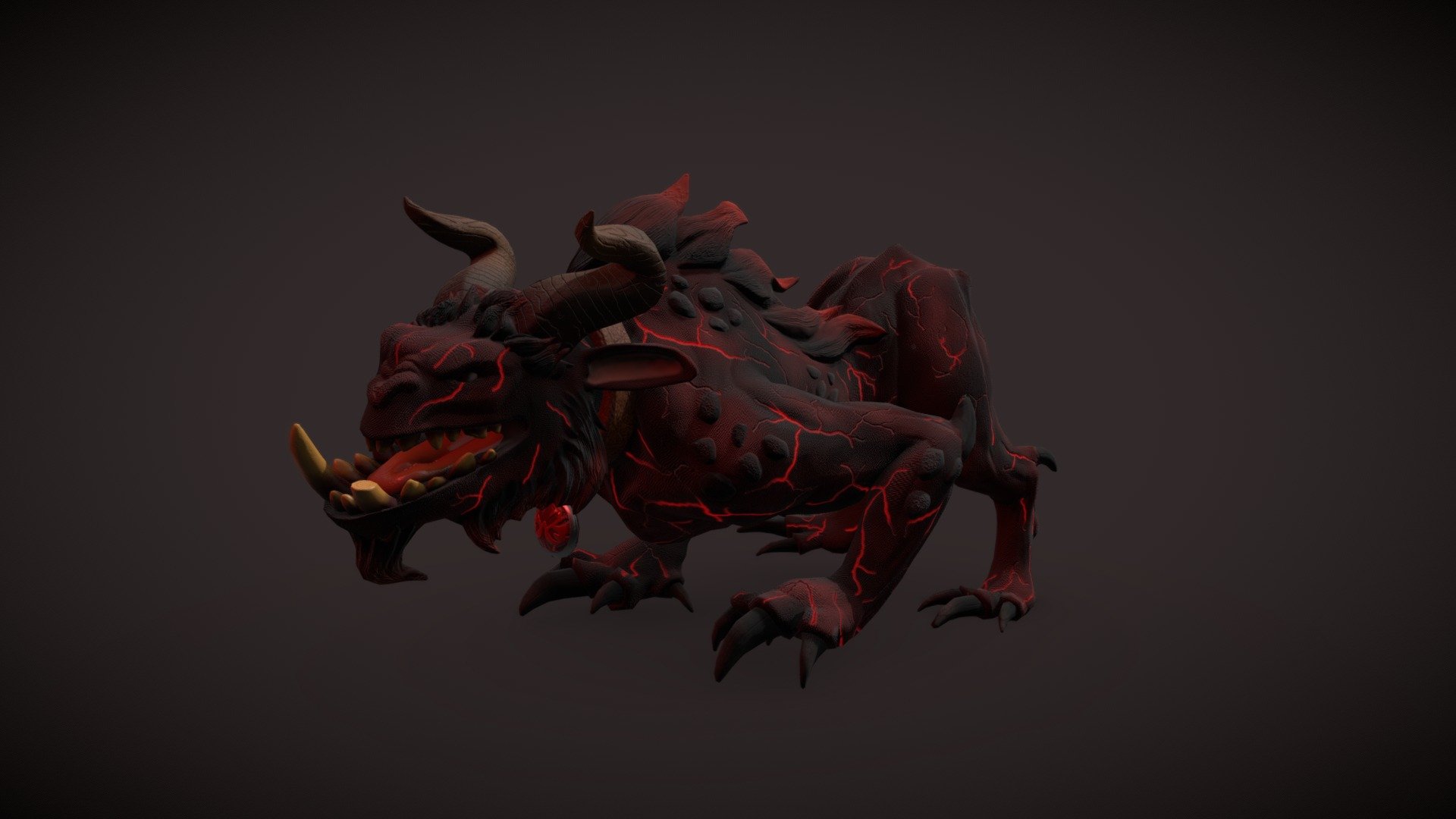 Infernal Creature - 3D model by Lara Foster (@LaraFoster) [9d6936b ...