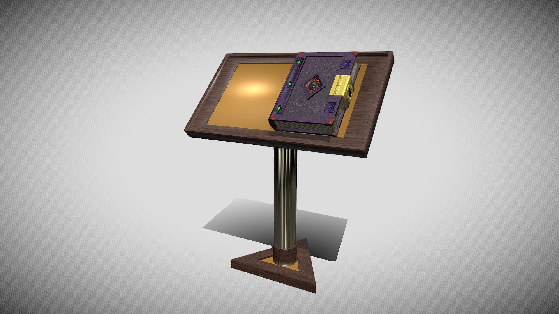 Magic Tome - 3D model by Alejandro Luis Ruata (@Alejandro.Ruata ...
