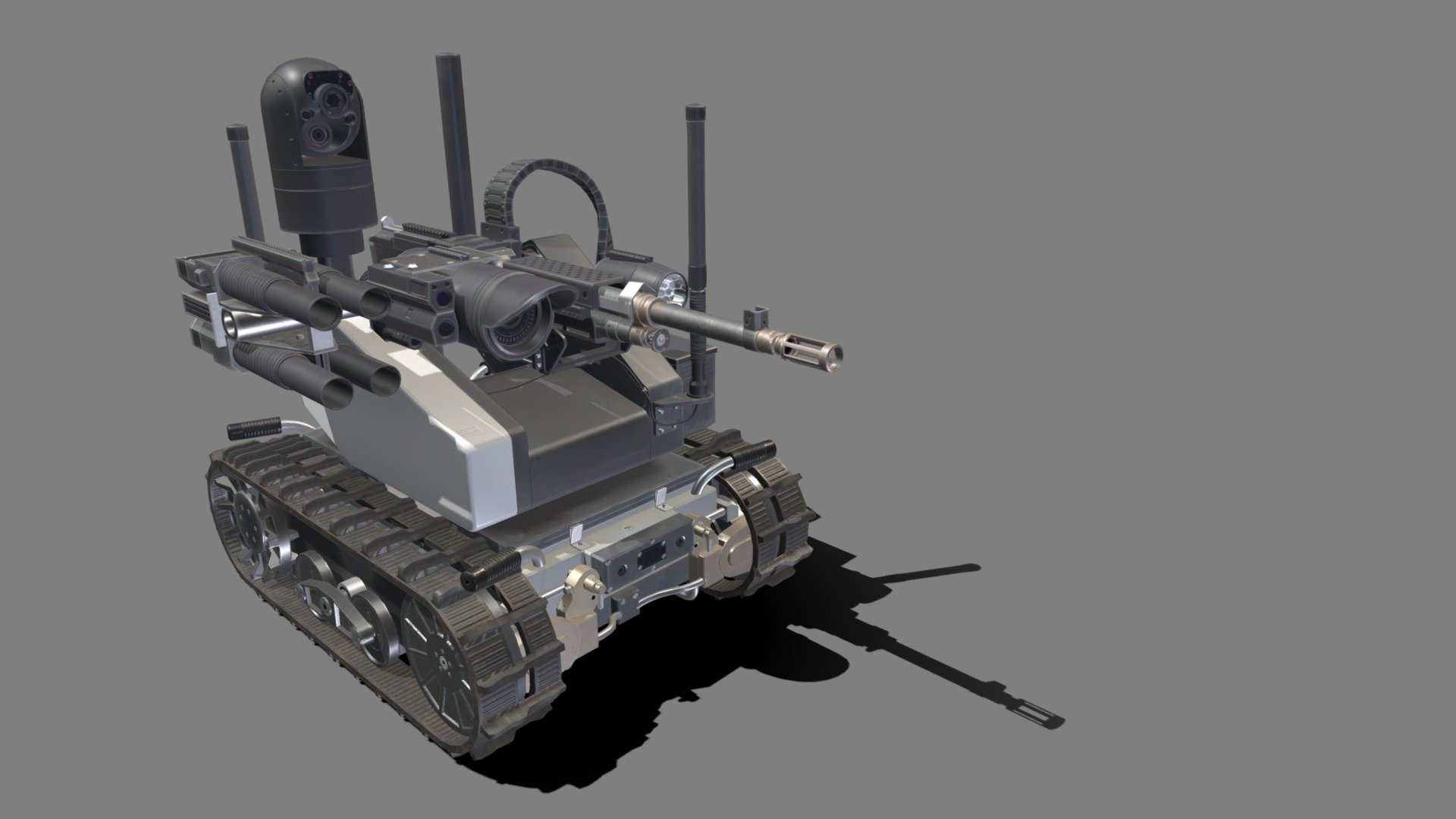Ground Combat Drone 1 - 3D model by Terricon4 [9d6a9af] - Sketchfab