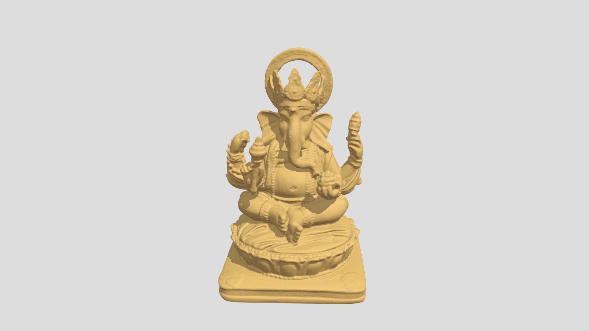 ganesha (1) - 3D model by countryboi [9d6ac64] - Sketchfab
