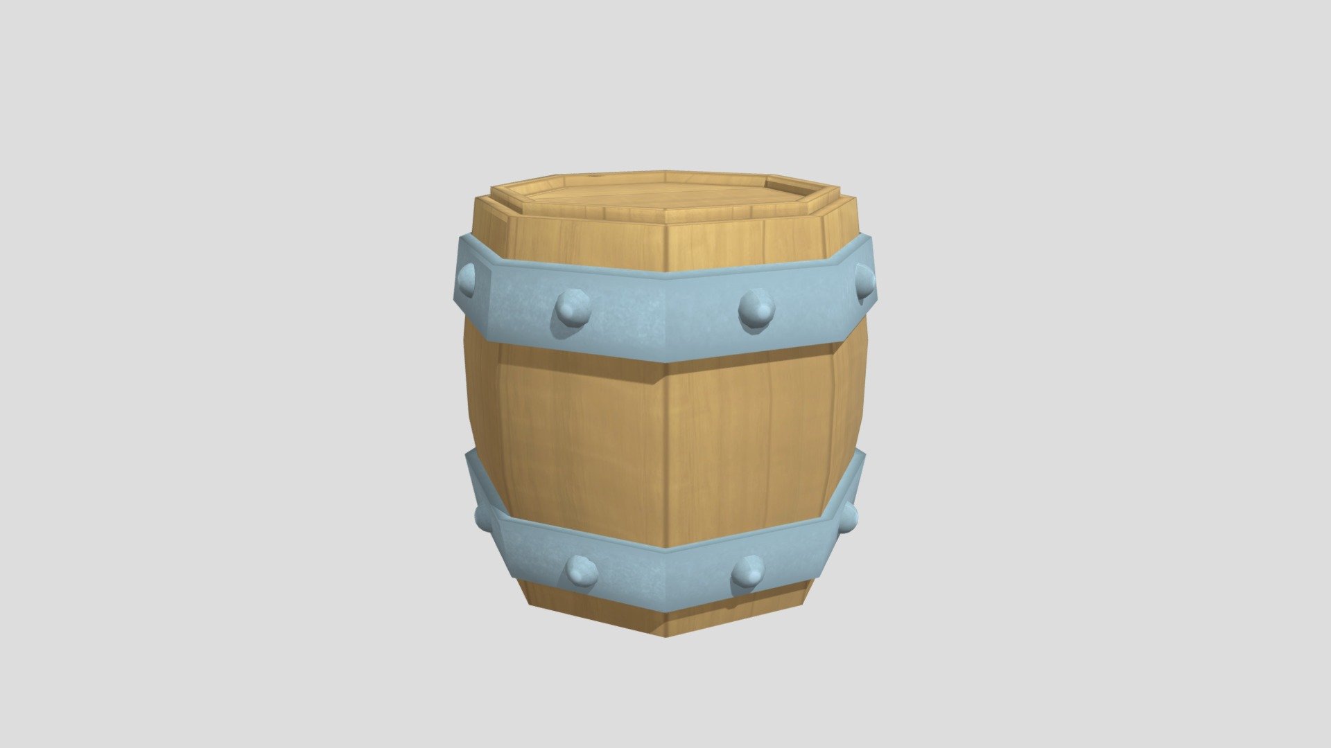 Barrel Model - 3D model by jasonneville [9d6b01b] - Sketchfab