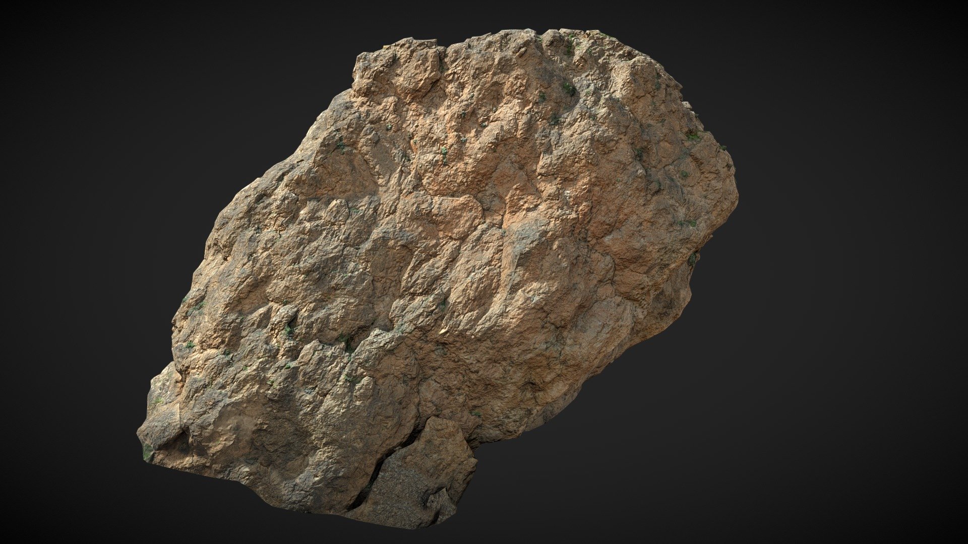 Large Mountain Cliff Peak Red PBR Scan - Buy Royalty Free 3D model by ...