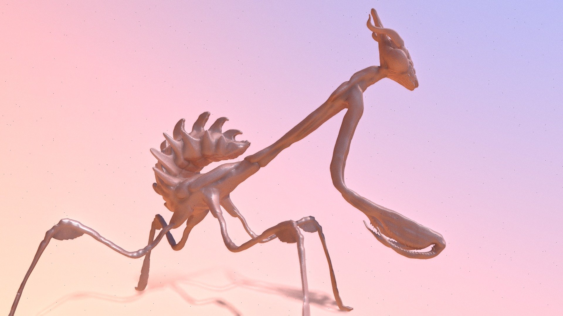 Empusa pennata Sculpt - 3D model by Ruruty (@ruruty.g) [9d6b440 ...