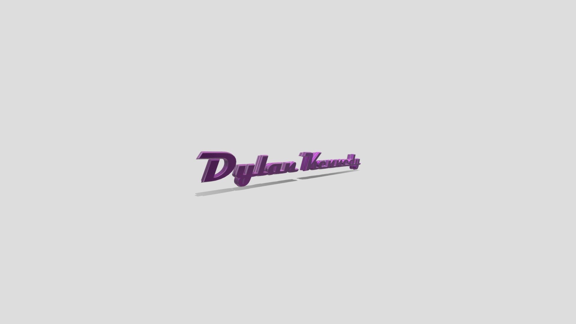 Signature - Download Free 3D model by dylankenne [9d6ca26] - Sketchfab