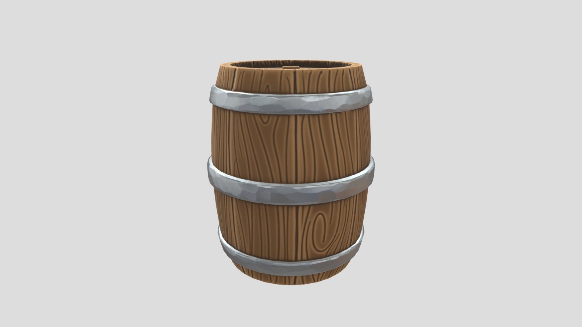 Stylized Barrel - 3D model by mechlai [9d6e3c8] - Sketchfab