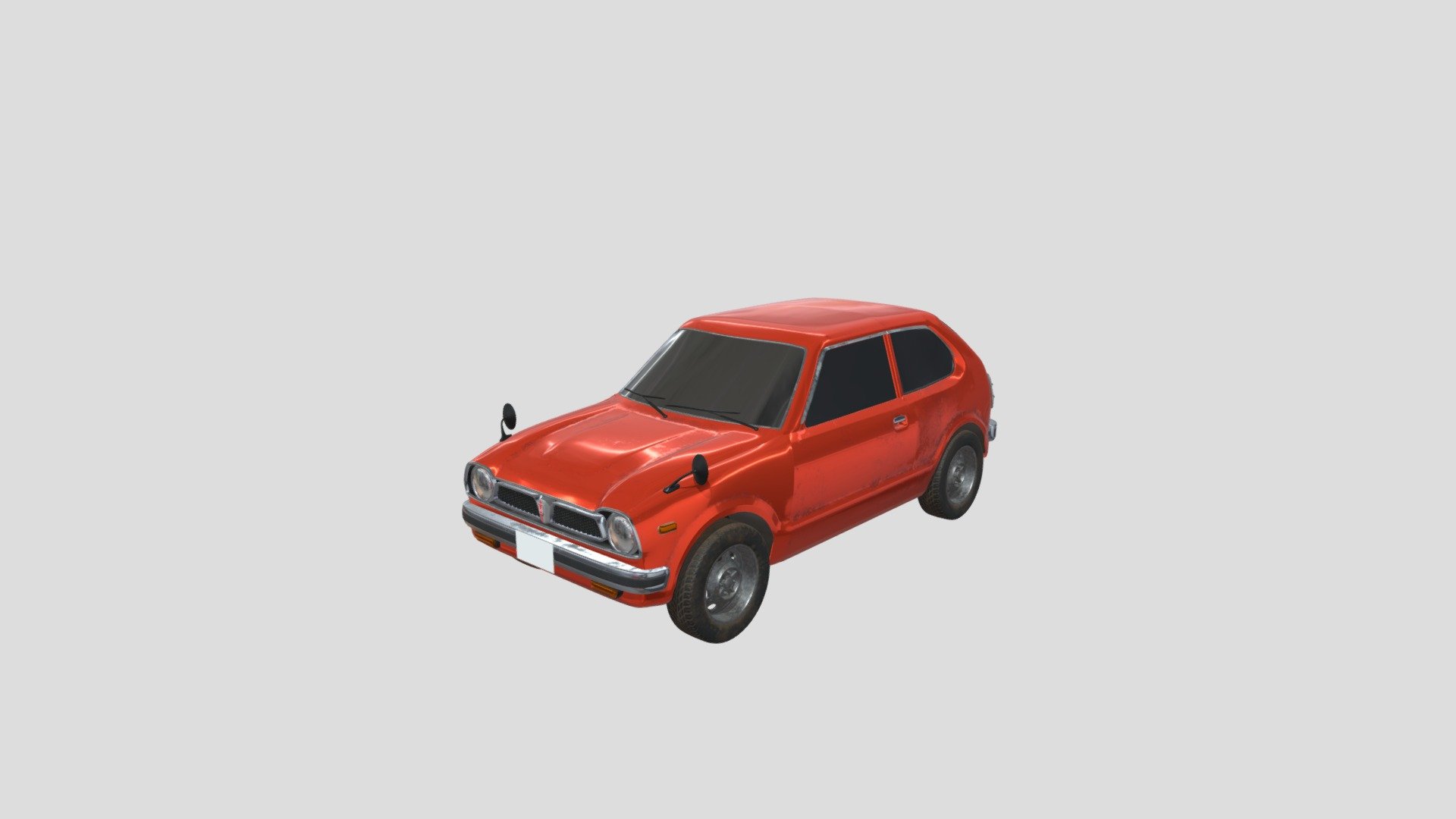 Honda Civic First Generation - Download Free 3D model by Hari ...