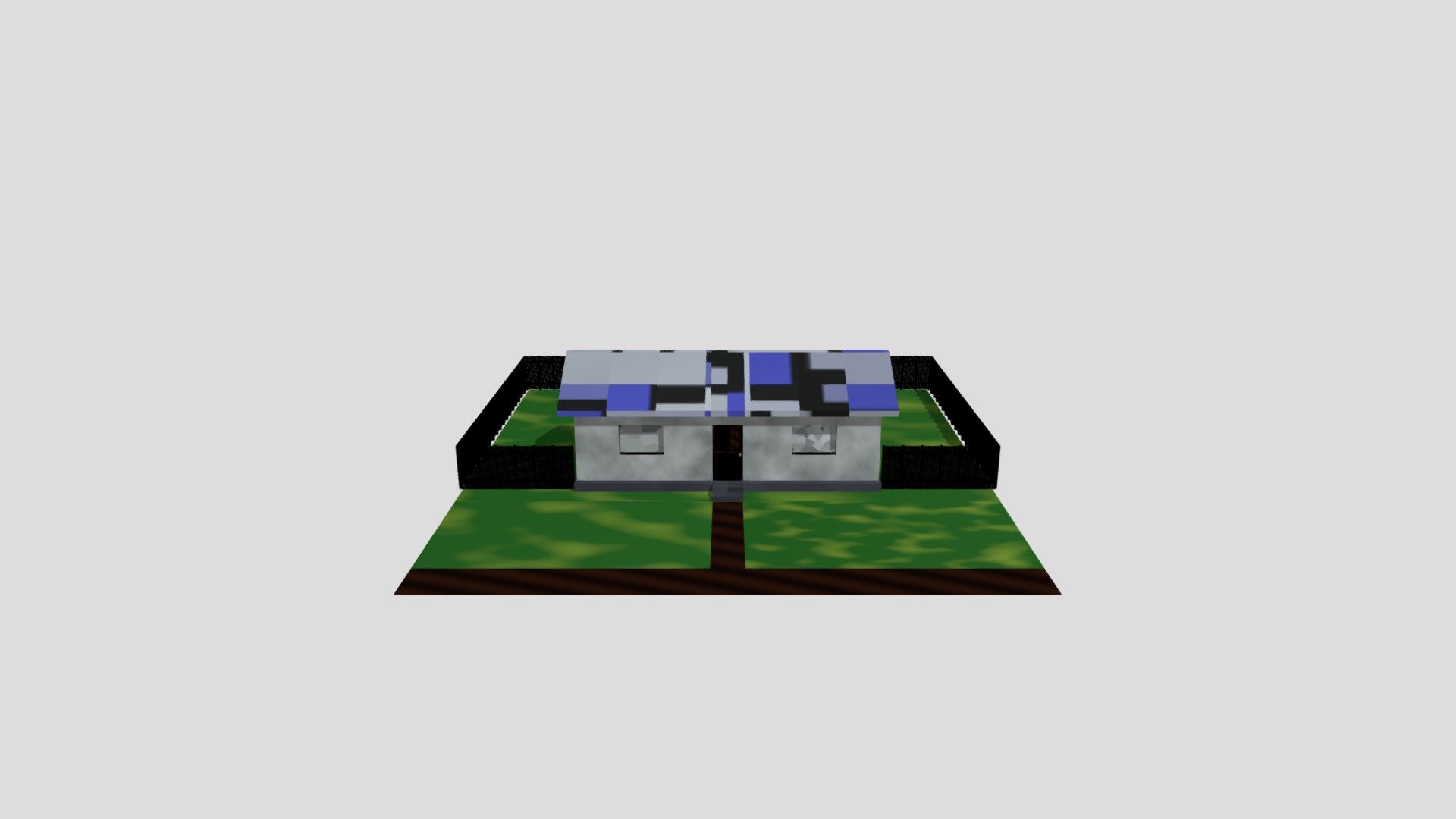 House To UV Map And Apply Procedural Textures - Download Free 3D model ...