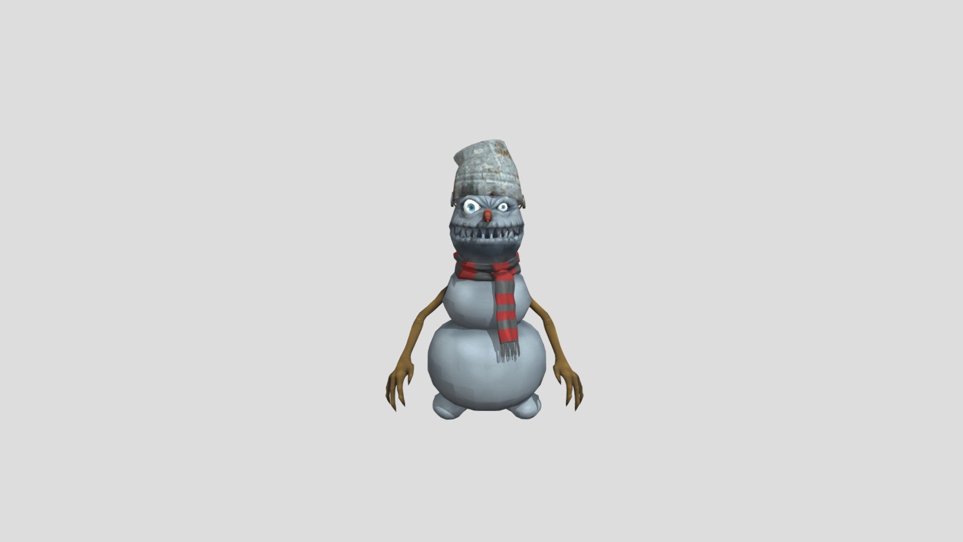 Snowman can leave game 2023 - Download Free 3D model by Evil Snowman! ☃ ...