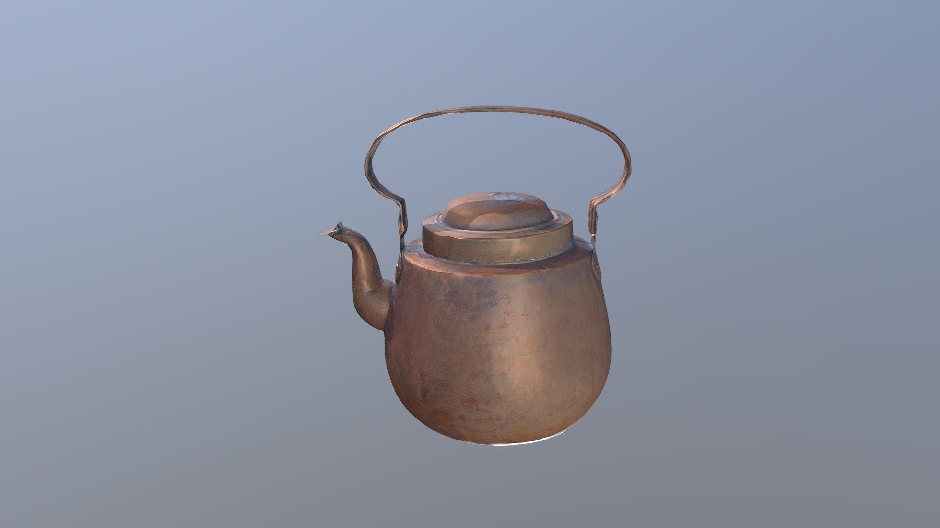 Copper kettle - 3D model by KUHMU [9d7353f] - Sketchfab