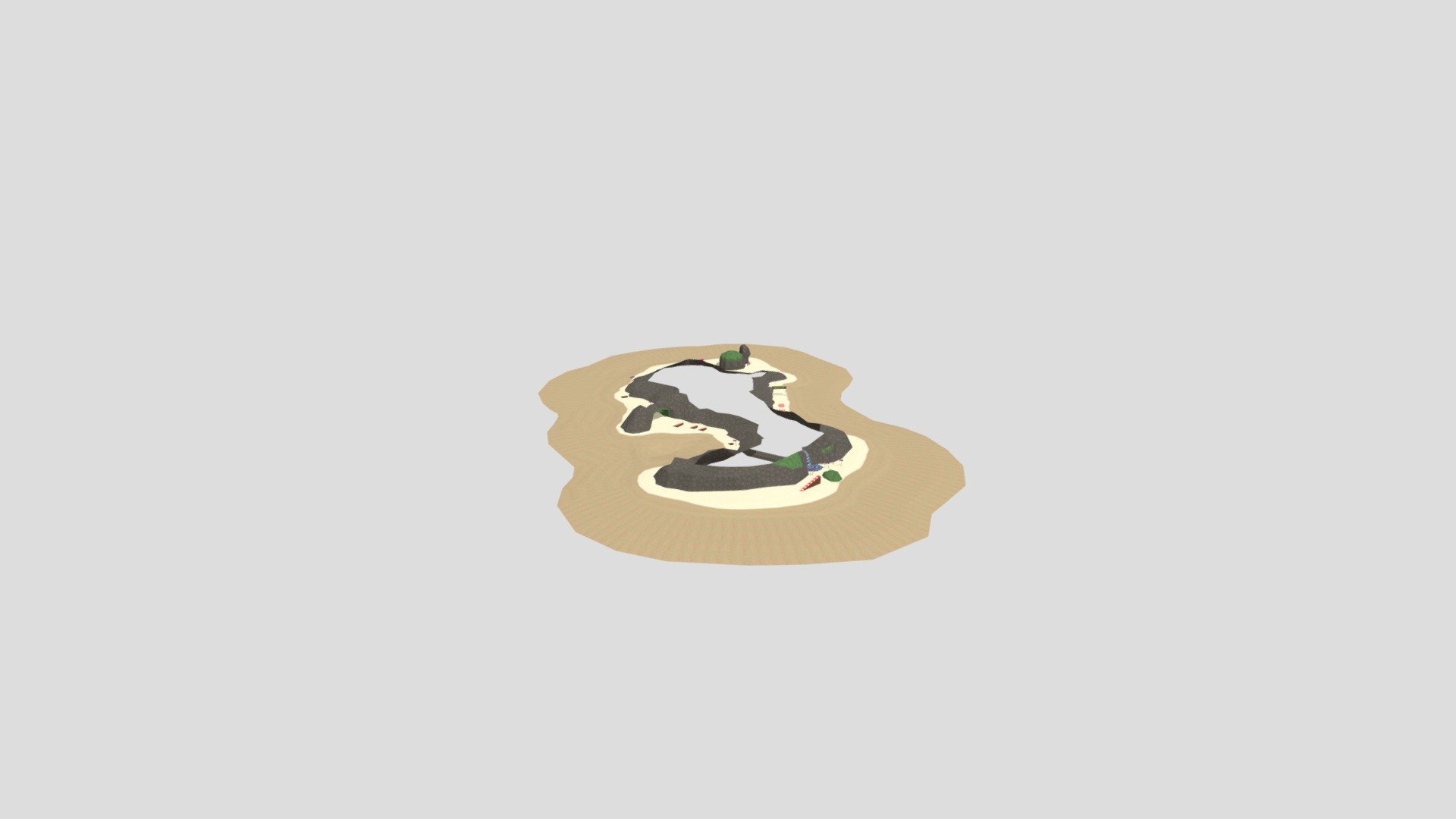 Nintendo 64 - Mario Kart 64 - Koopa Troopa Beach - 3D model by ...
