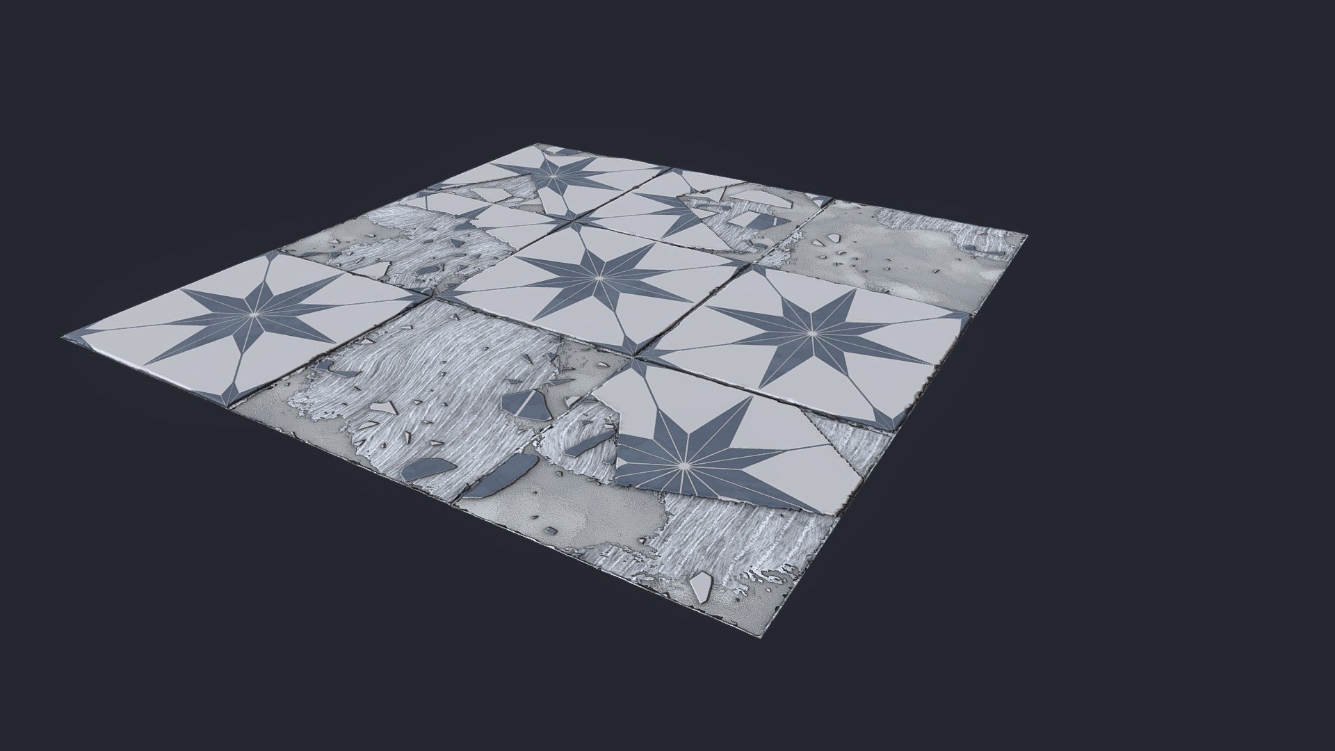 Star Tile Floor 2 - Download Free 3D model by MartyBrosevelt ...