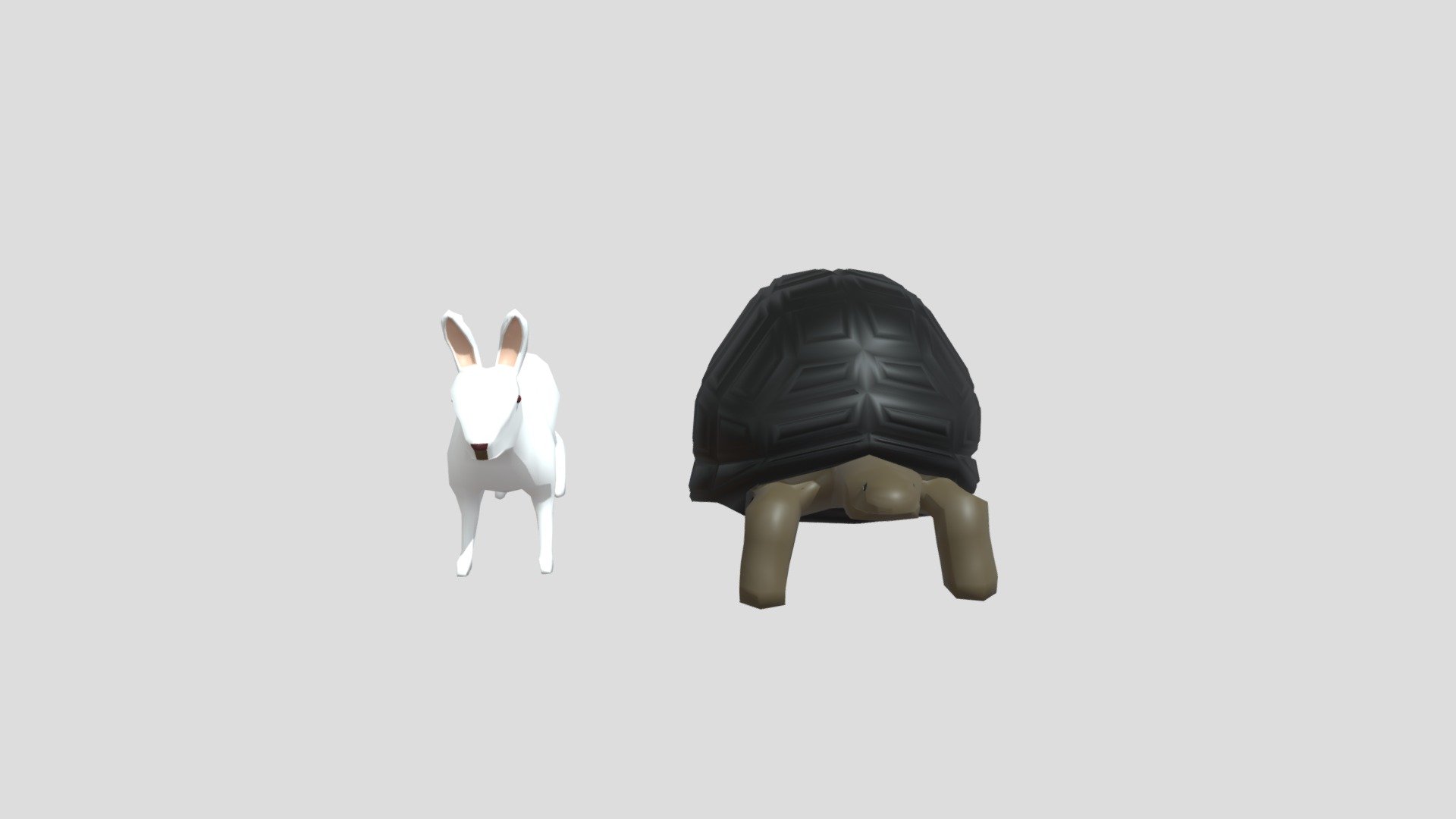 The Tortoise And The Hare - Download Free 3D model by Akinremi [9d76808 ...