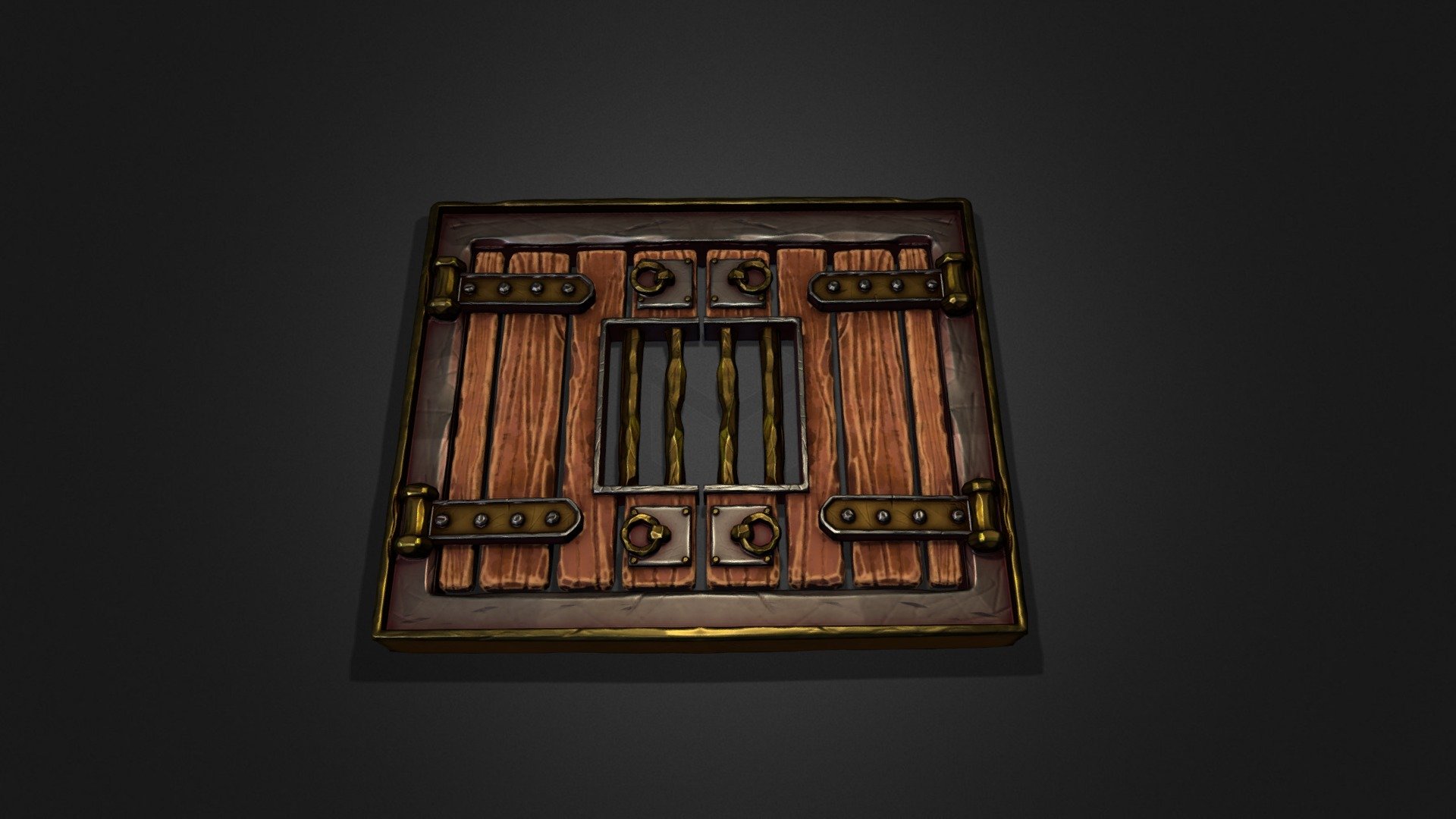Stylised trapdoor - 3D model by Bas Muller (@BasMuller) [9d76ac9] - Sketchfab